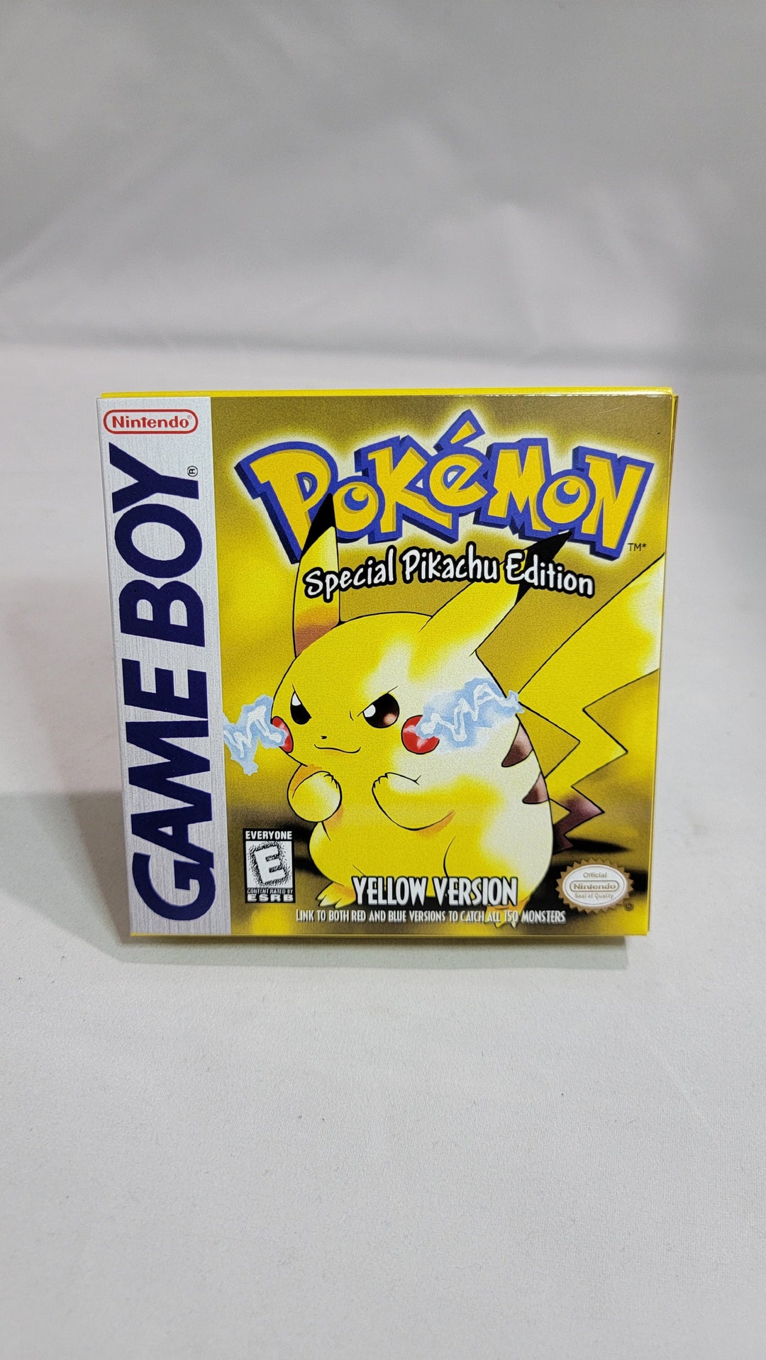 Pokemon Yellow | NTSC | Gameboy | GB | En | Reproduction Box and Inner ...