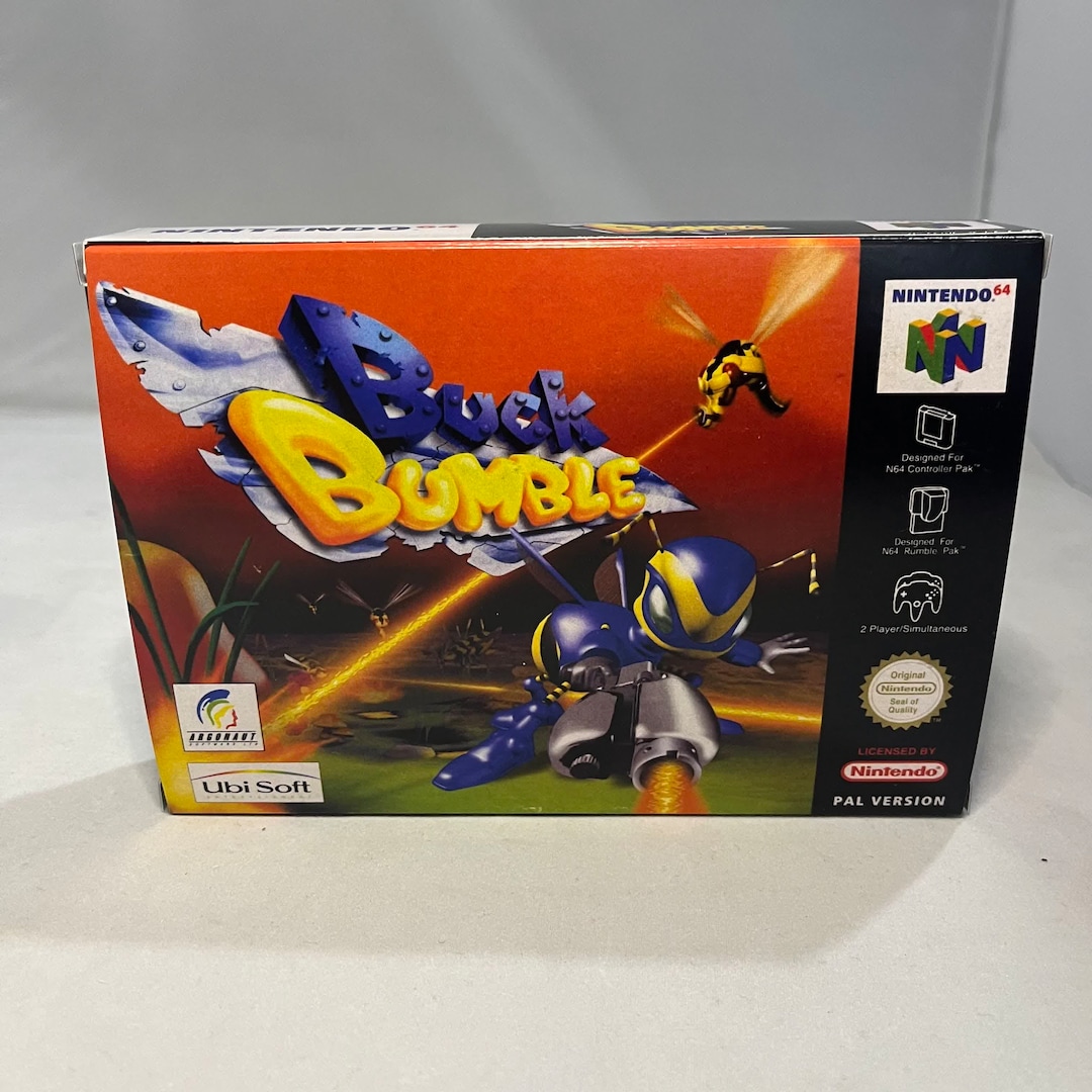 Buck Bumble | PAL | Nintendo 64 | N64 | En,fr,nl,de,it,es ...
