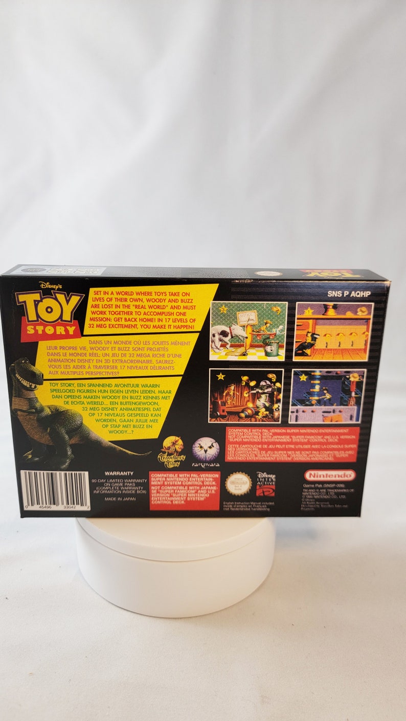Toy Story NTSC Super Nintendo SNES En Reproduction - Etsy
