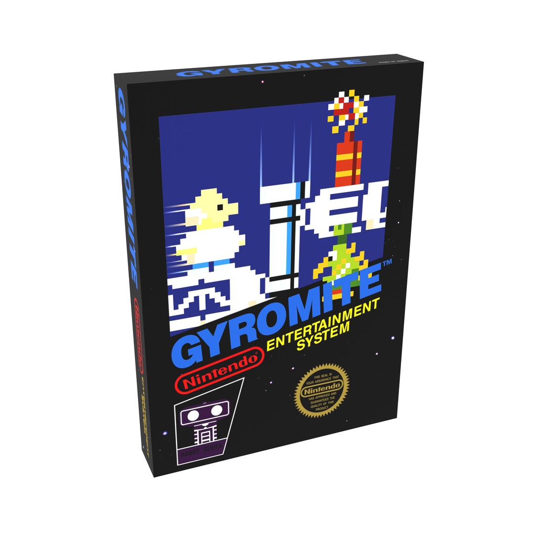 Gyromite | NTSC | Nintendo | NES | En | Reproduction Box - Etsy
