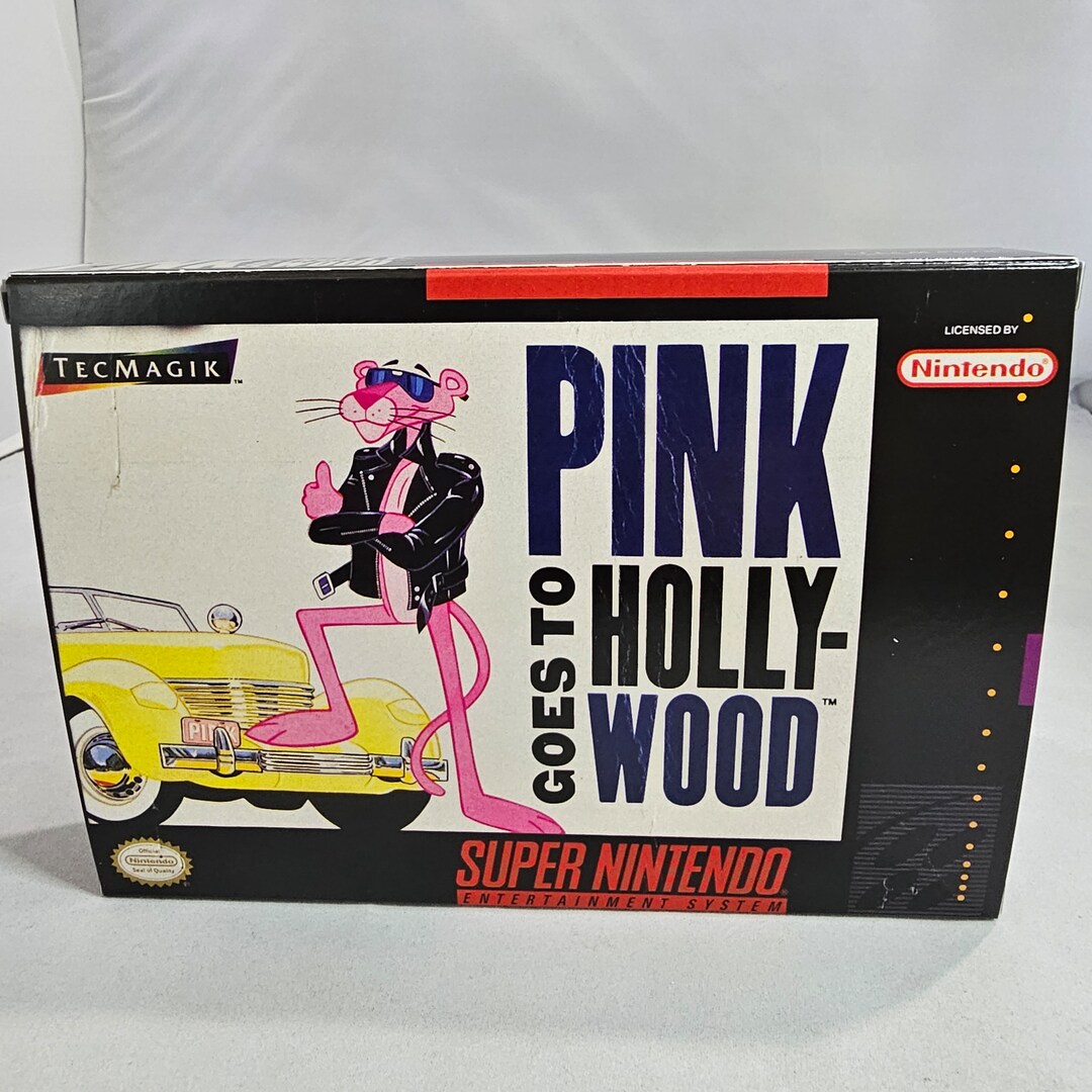 Pink Goes to Hollywood | NTSC | Super Nintendo | SNES | En ...