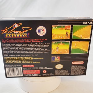 Ken Griffey Jr Major League Baseball | NTSC | Super Nintendo | SNES ...
