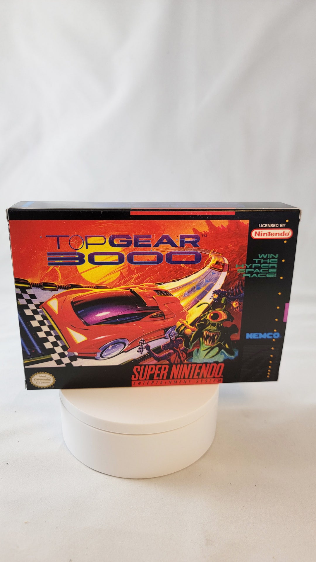 Top Gear 3000 | NTSC | Super Nintendo | SNES | En | Reproduction Box ...