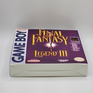 Final Fantasy Legend 3 | NTSC | Gameboy | GB | En | Reproduction Box ...