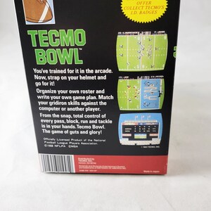 Tecmo Bowl | NTSC | Nintendo | NES | En | Reproduction Box - Etsy