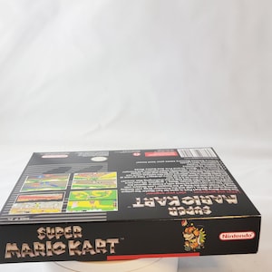 Super Mario Kart | NTSC | Super Nintendo | SNES | En | Reproduction Box ...