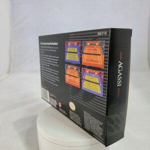 Andre Agassi Tennis | NTSC | Super Nintendo | SNES | En | Reproduction ...