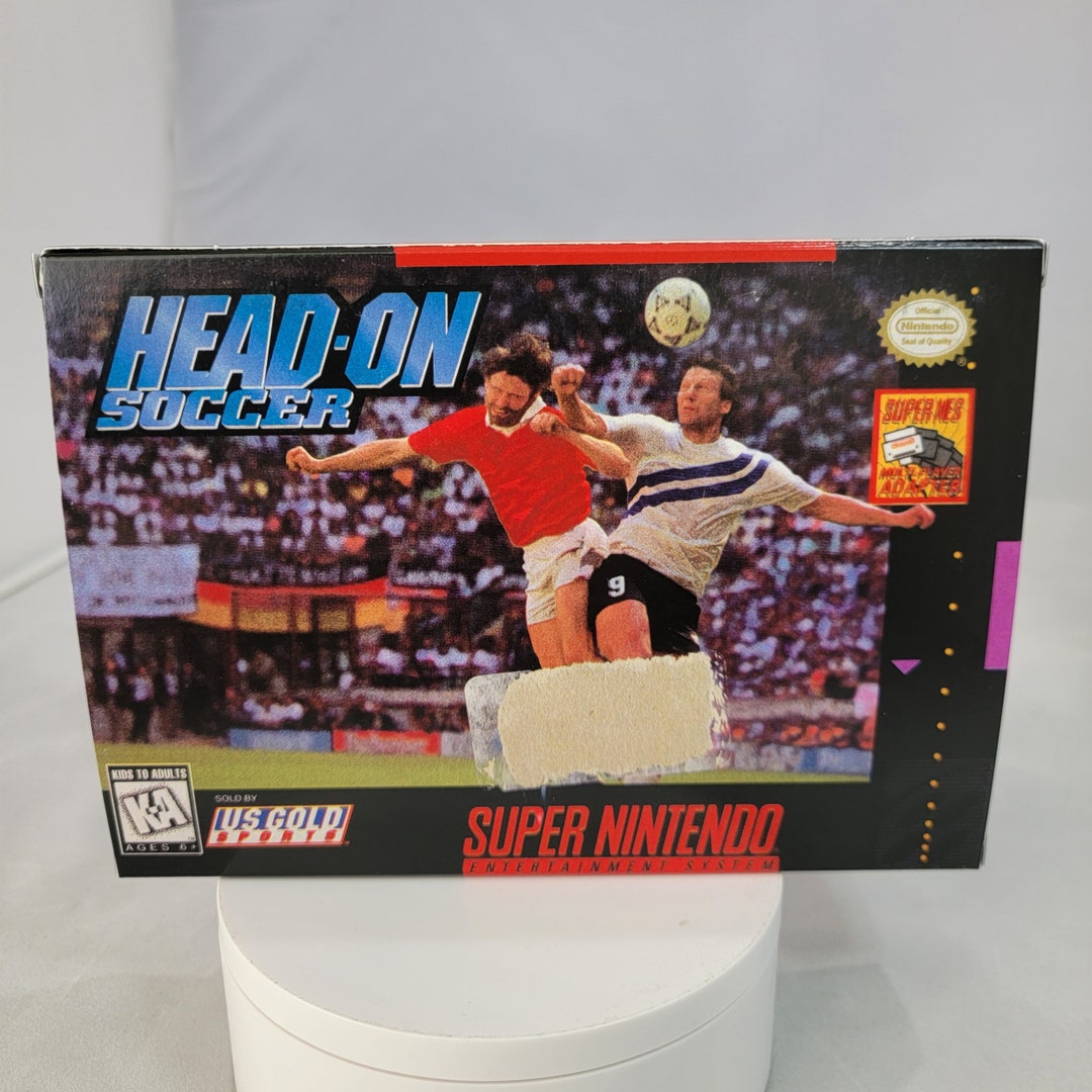 Head-on Soccer | NTSC | Super Nintendo | SNES | En | Reproduction Box ...