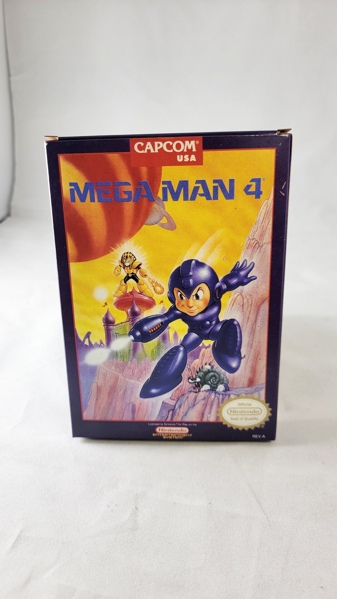 Mega Man 4 | NTSC | Nintendo | NES | En | Reproduction Box - Etsy