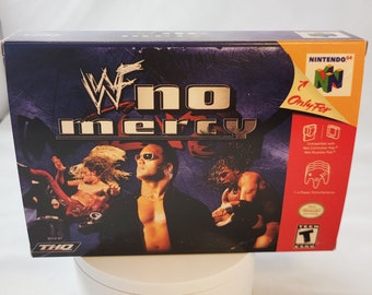 WWF No Mercy Manual for the Nintendo 64 - Etsy
