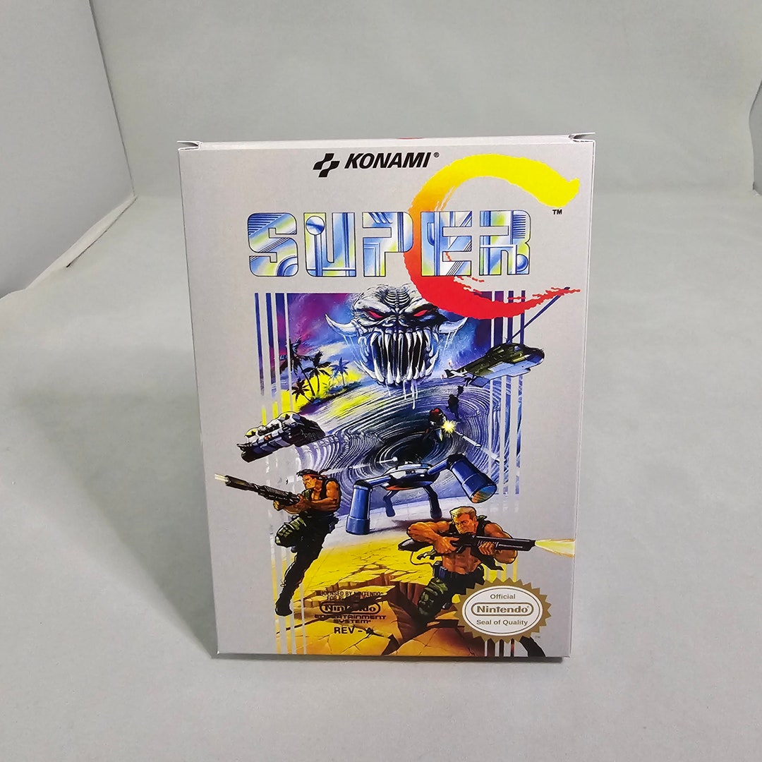 Super C | NTSC | Nintendo | NES | En | Reproduction Box - Etsy