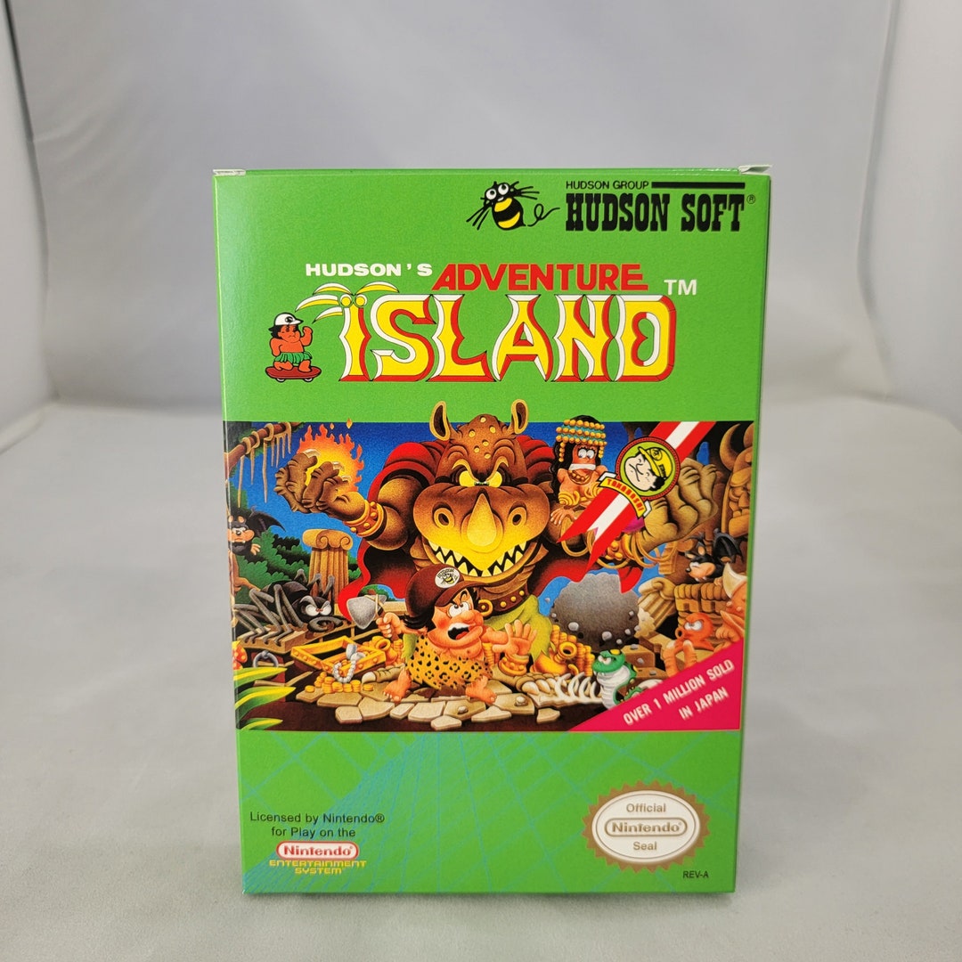Adventure Island | NTSC | Nintendo | NES | En | Reproduction Box - Etsy