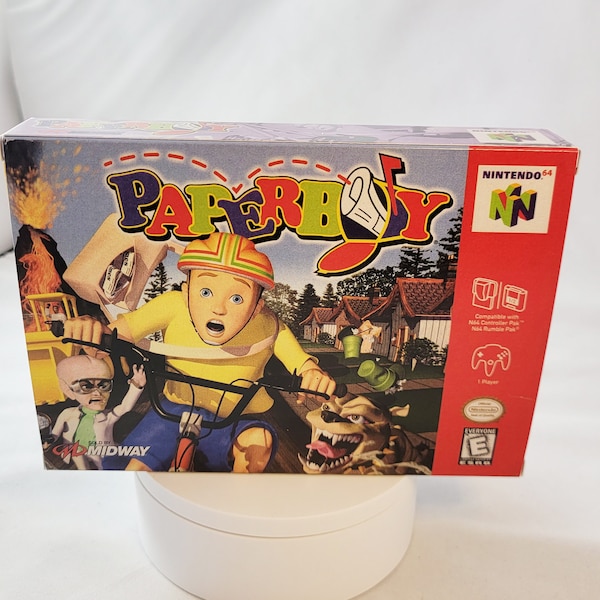 Nintendo Paperboy - Etsy