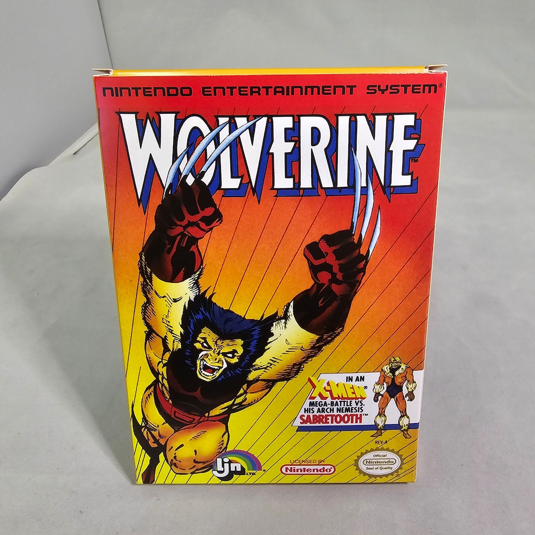 Wolverine | NTSC | Nintendo | NES | En | Reproduction Box - Etsy