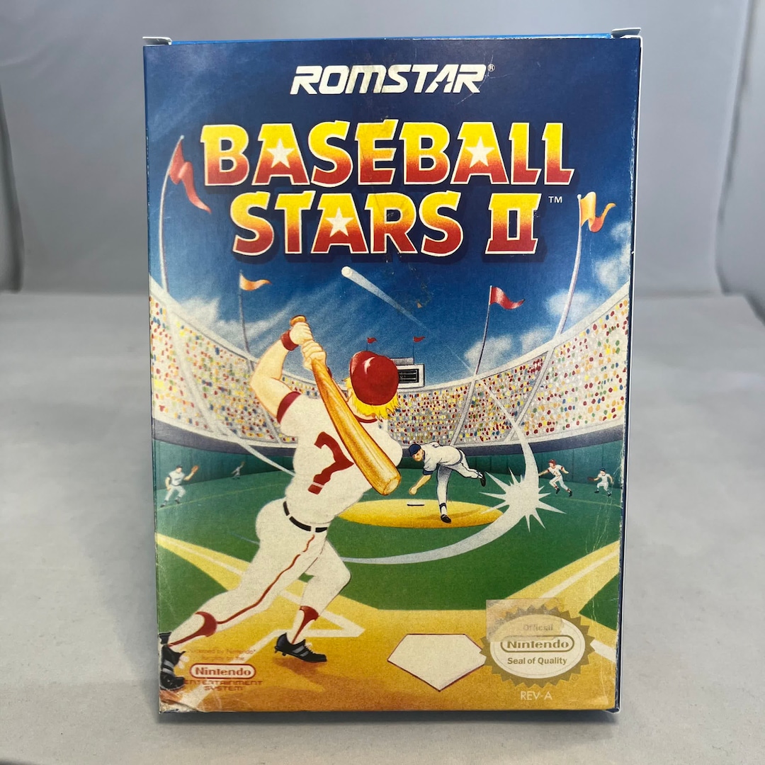 Baseball Stars 2 | NTSC | Nintendo | NES | En | Reproduction Box - Etsy