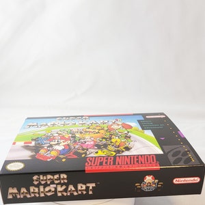 Super Mario Kart | NTSC | Super Nintendo | SNES | En | Reproduction Box ...