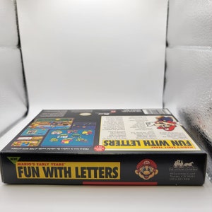 Mario's Early Years Fun With Letters | NTSC | Super Nintendo | SNES ...