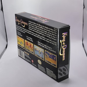 King of Dragons | NTSC | Super Nintendo | SNES | En | Reproduction Box ...