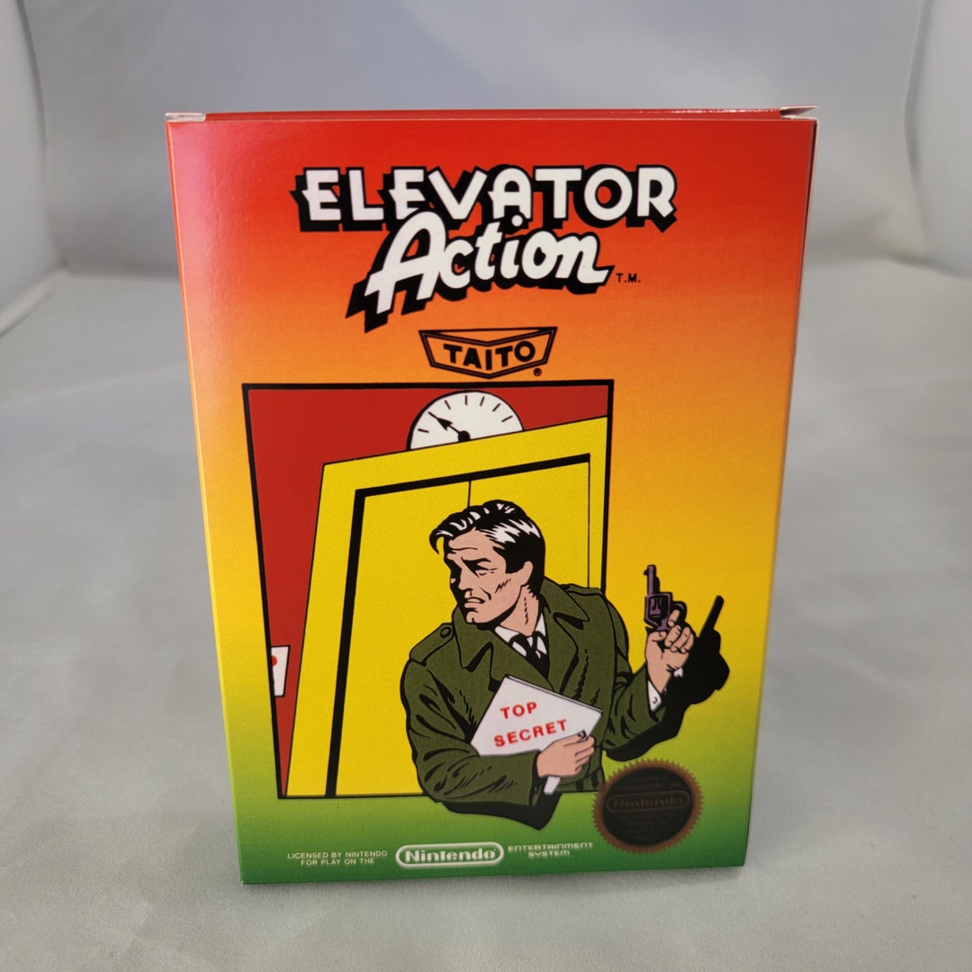 Elevator Action | NTSC | Nintendo | NES | En | Reproduction Box - Etsy