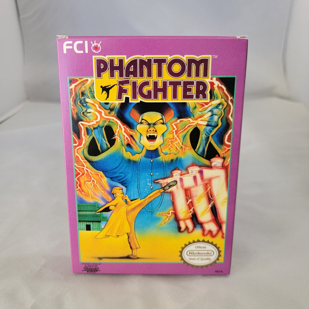 Phantom Fighter | NTSC | Nintendo | NES | En | Reproduction Box - Etsy