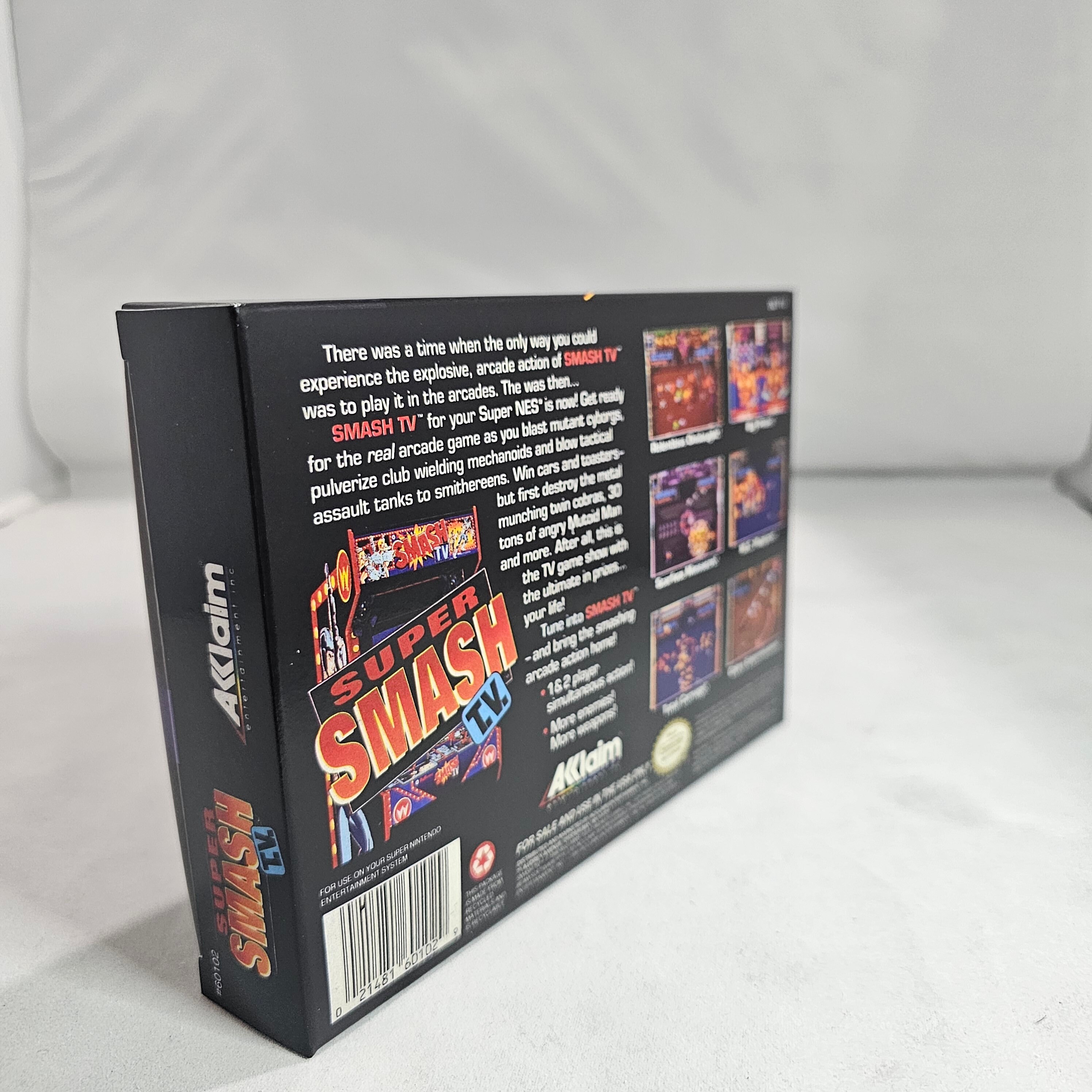 Super Smash TV | NTSC | Super Nintendo | SNES | En | Reproduction Box ...
