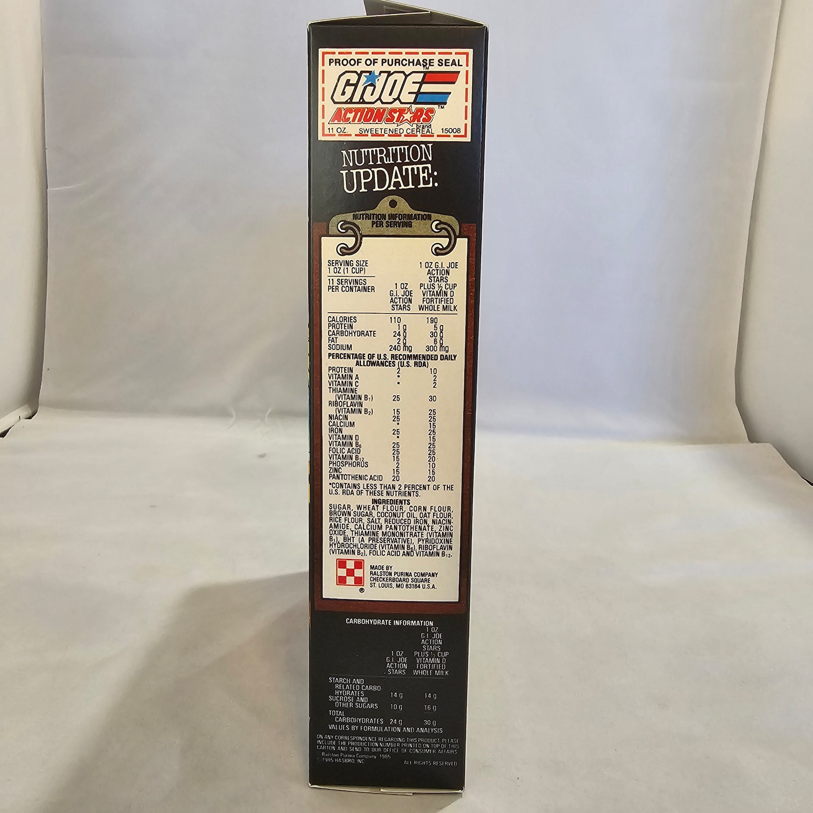 G.I. Joe Action Stars | Ralston | Reproduction Vintage Cereal Box - Etsy