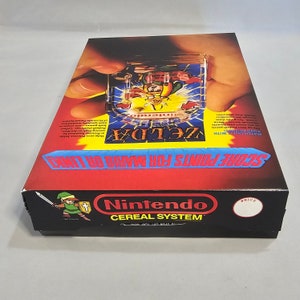 Nintendo Cereal System Ralston Reproduction Vintage Cereal Box - Etsy