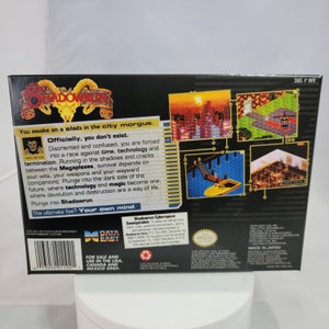 Shadowrun | NTSC | Super Nintendo | SNES | En | Reproduction Box and ...