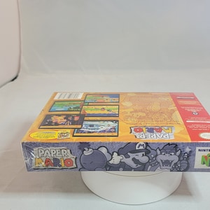 Paper Mario | NTSC | Nintendo 64 | N64 | En | Reproduction Box and ...