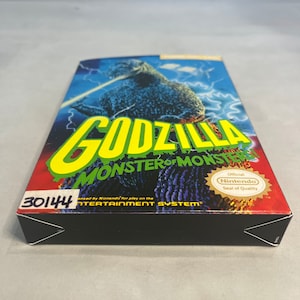 Godzilla | NTSC | Nintendo | NES | En | Reproduction Box - Etsy