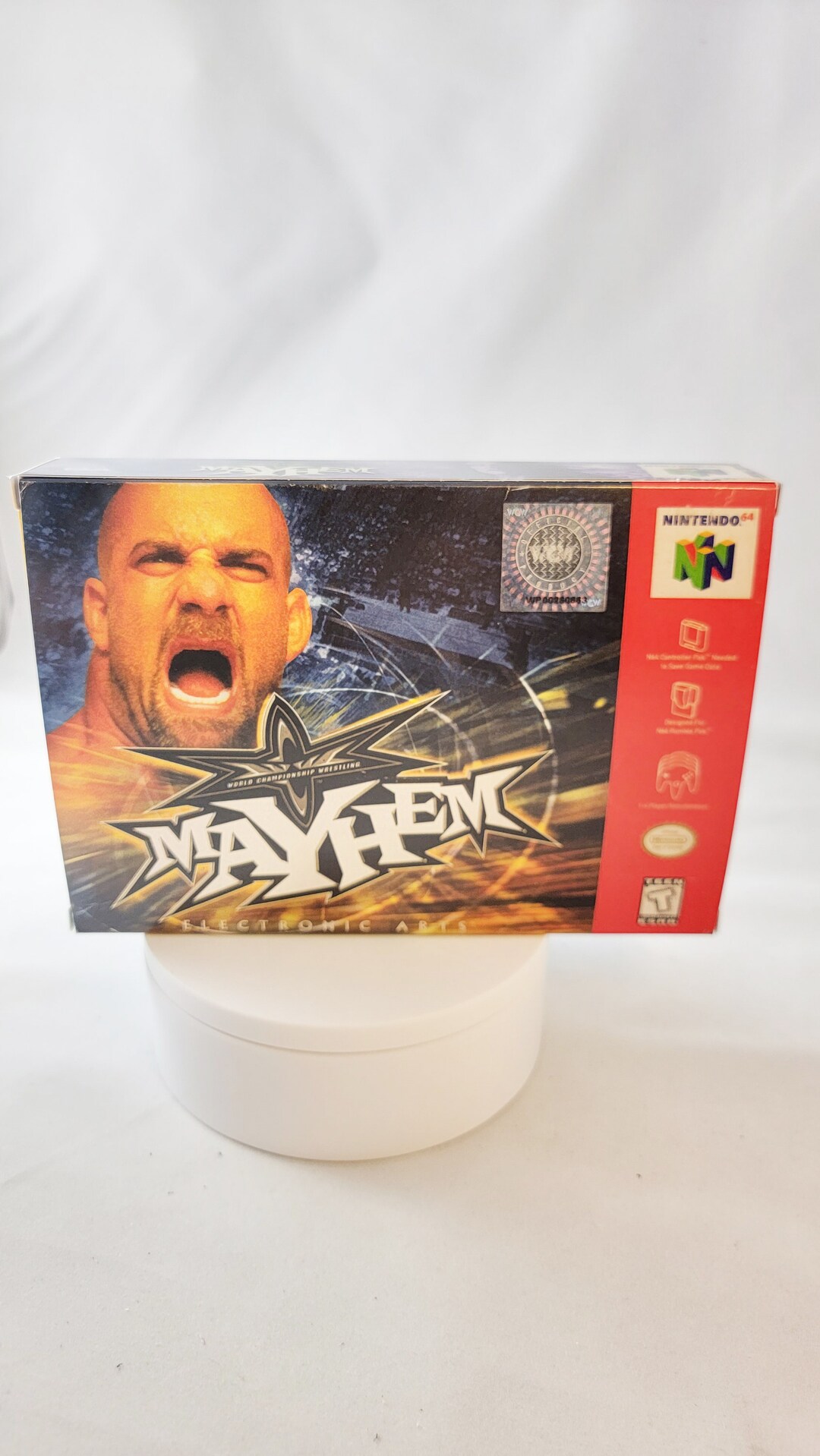 WCW Mayhem / NTSC / Nintendo 64 / N64 / Es / Caja de reproducción y ...