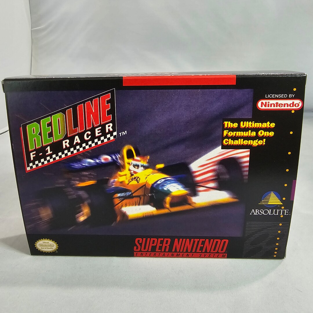 Redline F-1 Racer | NTSC | Super Nintendo | SNES | En | Reproduction ...