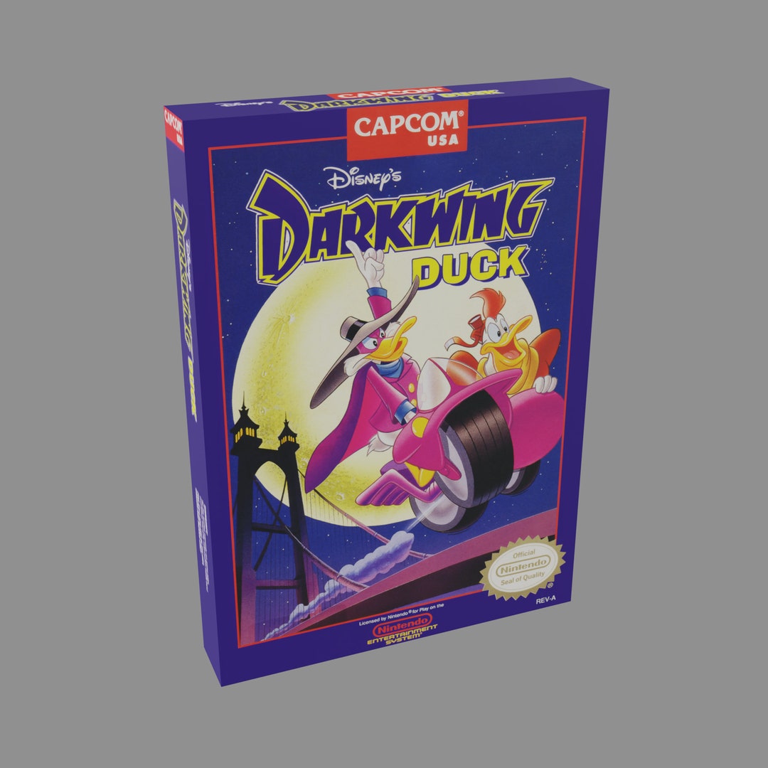 Darkwing Duck NTSC Nintendo NES En Reproduction Box - Etsy