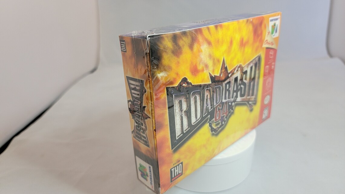Road Rash 64 | NTSC | Nintendo 64 | N64 | En | Reproduction Box and ...