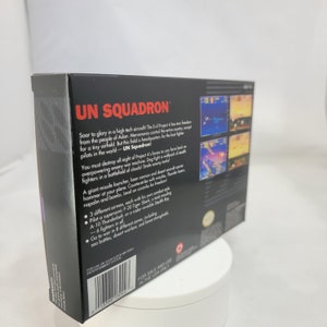 U.N. Squadron | NTSC | Super Nintendo | SNES | En | Reproduction Box ...