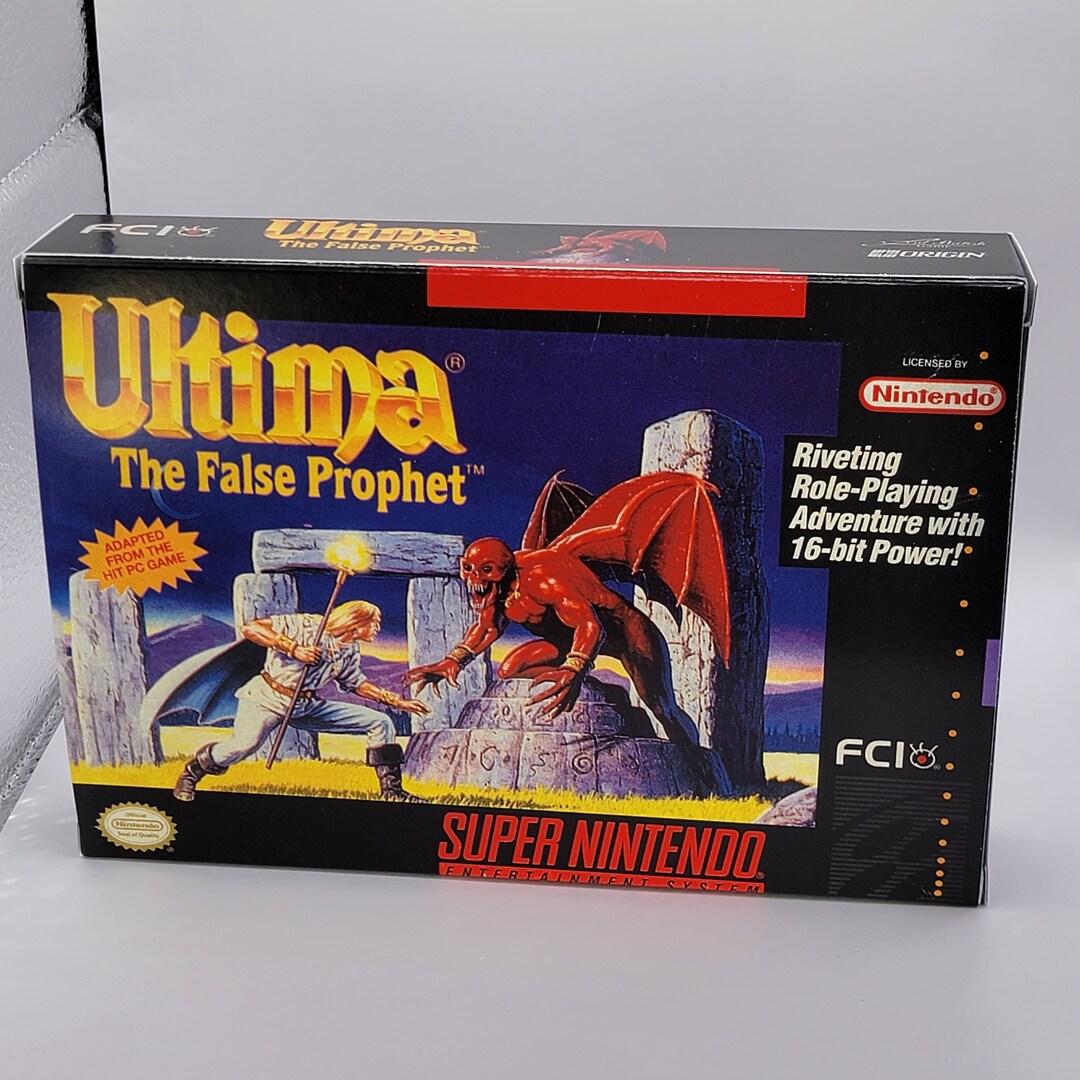 Ultima 4 the False Prophet | NTSC | Super Nintendo | SNES | En ...