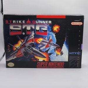 Strike Gunner | NTSC | Super Nintendo | SNES | En | Reproduction Box ...