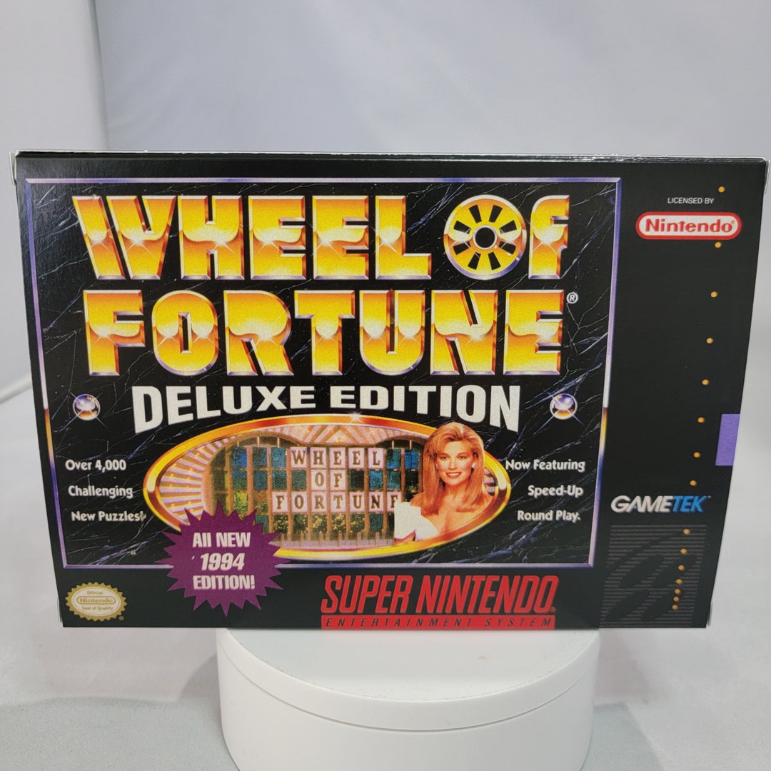 Wheel of Fortune Deluxe | NTSC | Super Nintendo | SNES | En ...