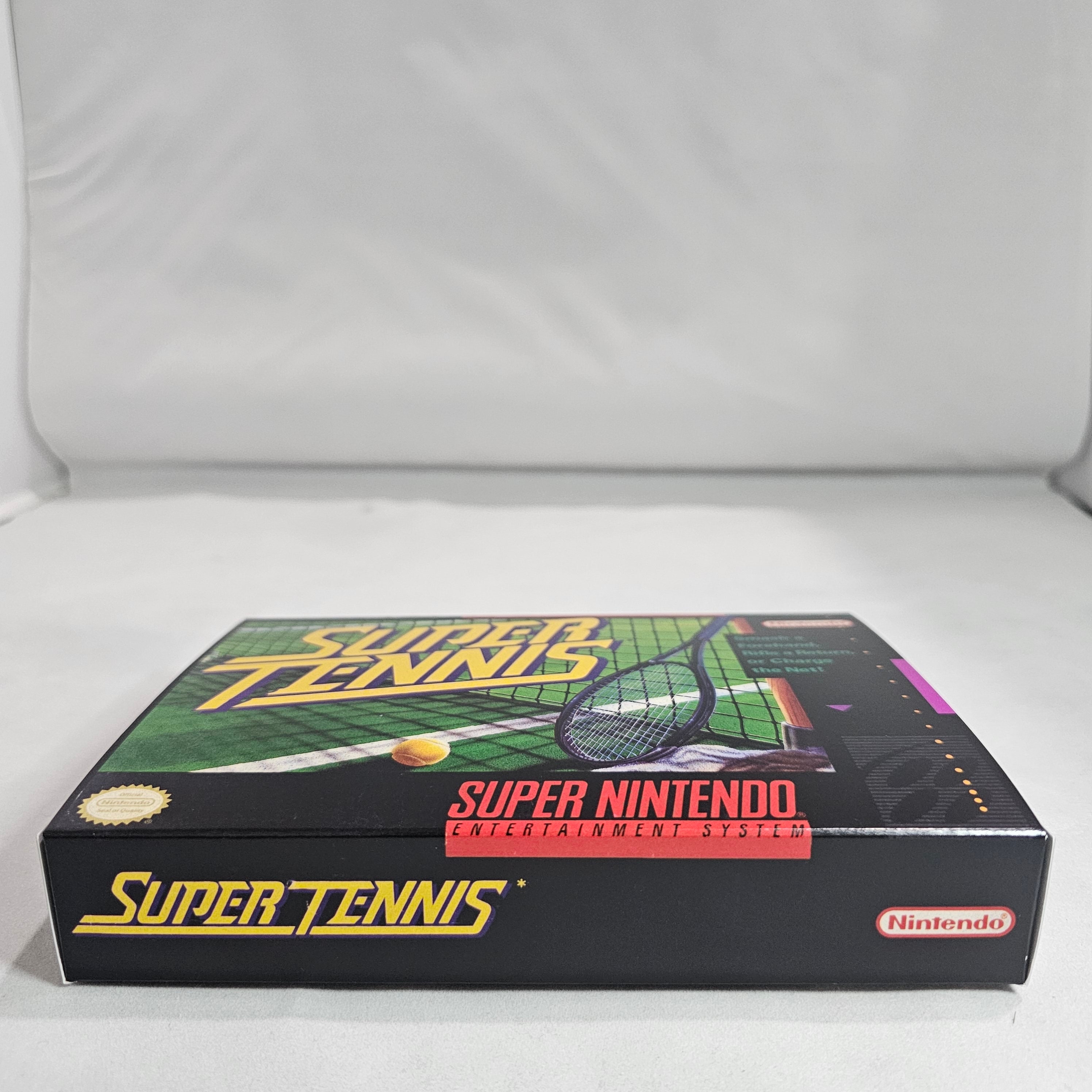 Super Tennis | NTSC | Super Nintendo | SNES | En | Reproduction Box and ...