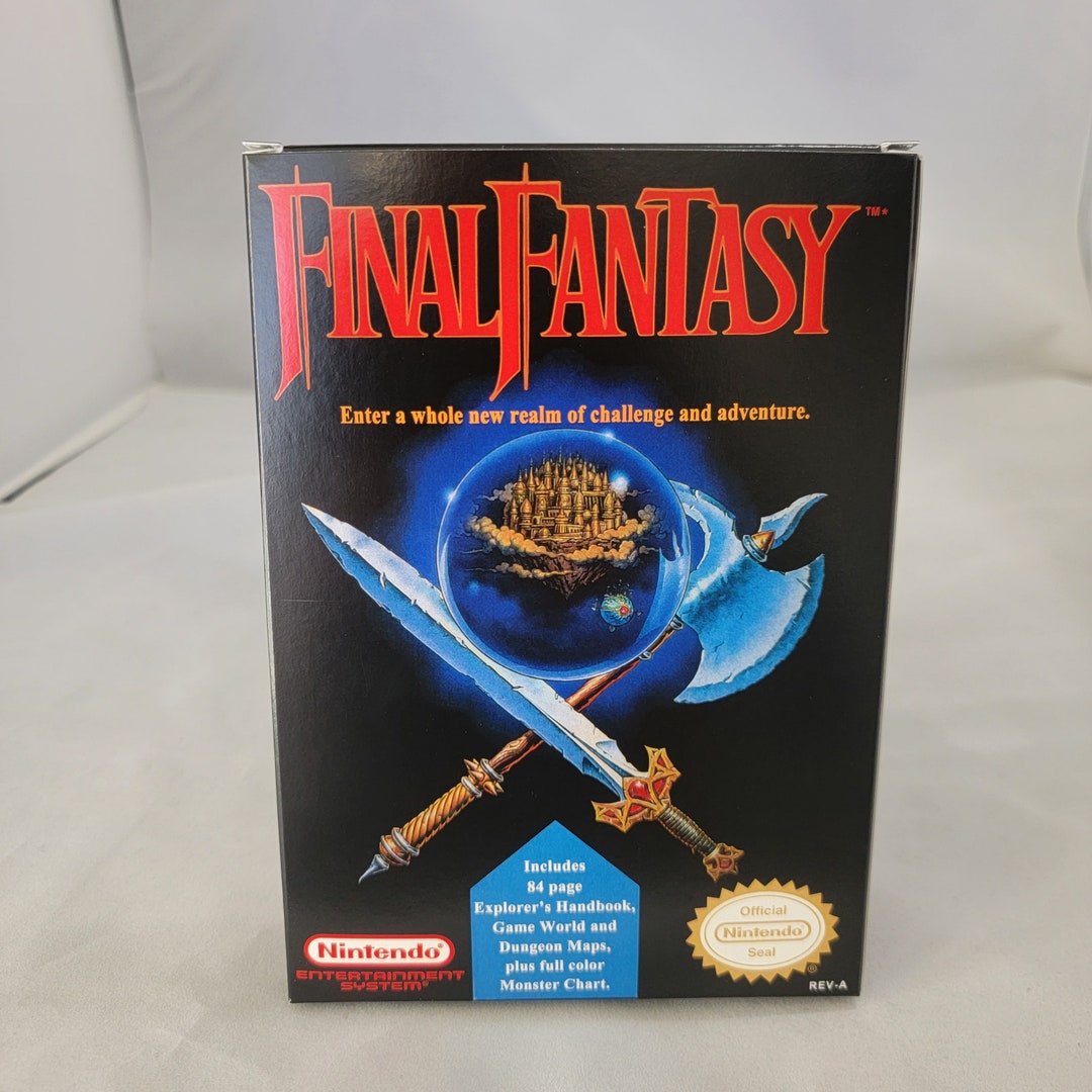 Final Fantasy | NTSC | Nintendo | NES | En | Reproduction Box - Etsy