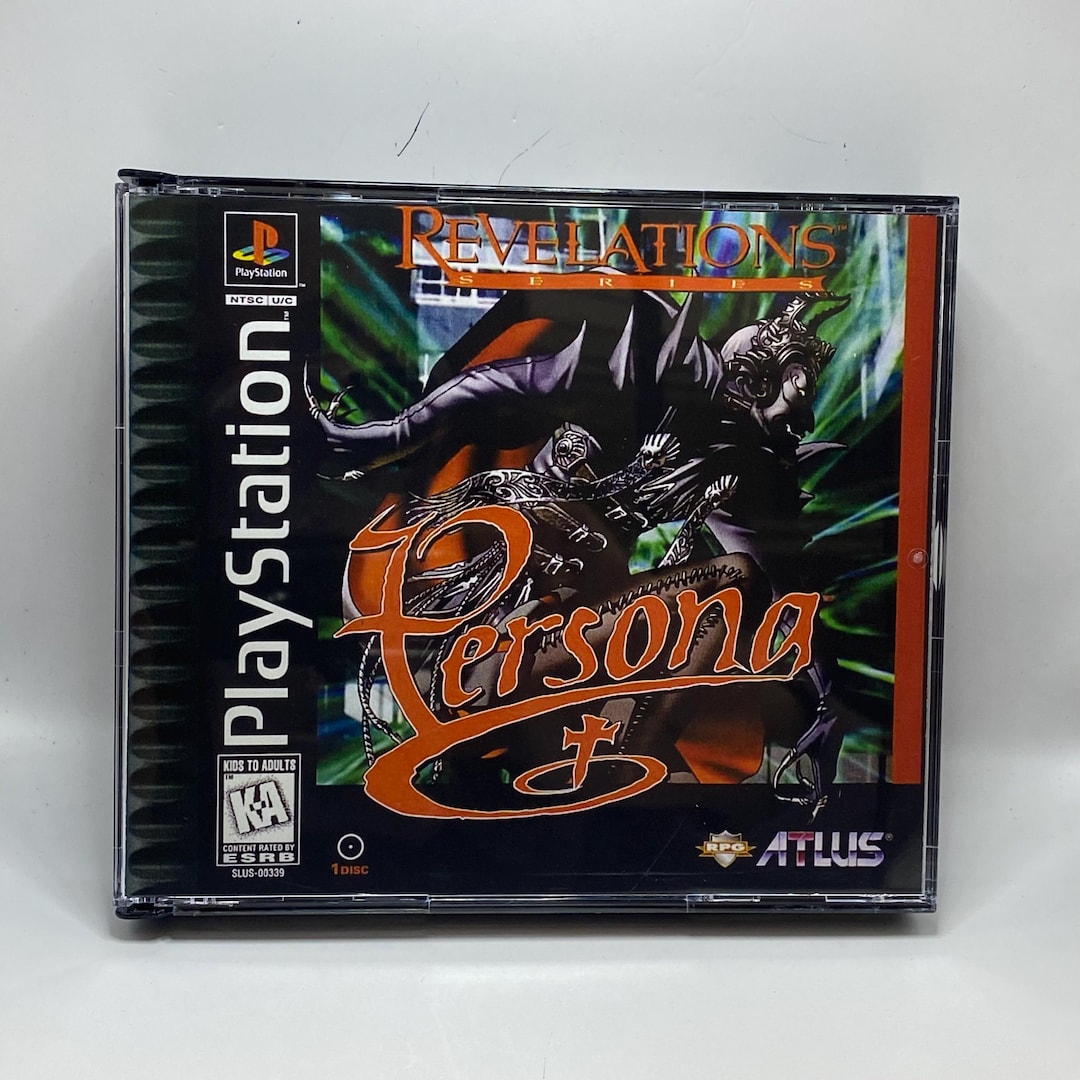Persona | NTSC | Playstation | PS1 | En | Reproduction Case and Booklet ...