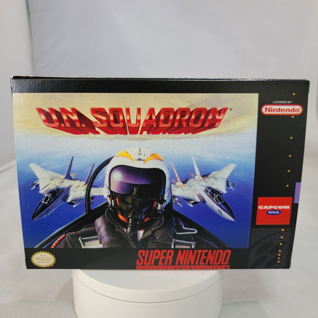 U.N. Squadron | NTSC | Super Nintendo | SNES | En | Reproduction Box ...