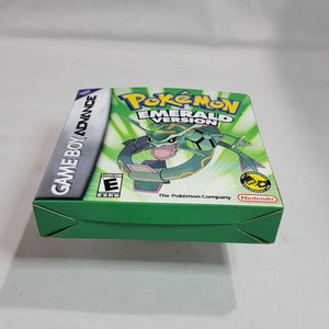 Pokemon Emerald | NTSC | Gameboy Advance | GBA | En | Reproduction Box ...