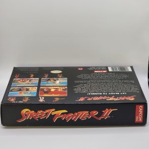 Street Fighter 2 | NTSC | Super Nintendo | SNES | En | Reproduction Box ...