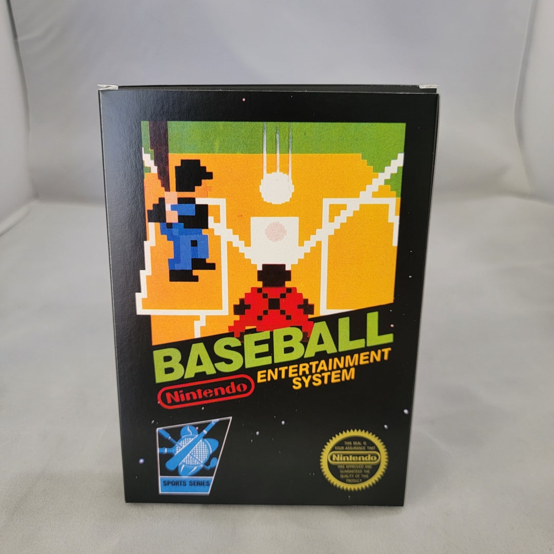 Baseball | NTSC | Nintendo | NES | En | Reproduction Box - Etsy