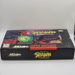 Spawn | NTSC | Super Nintendo | SNES | En | Reproduction Box and Inner ...
