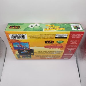 Elmo's Letter Adventure | NTSC | Nintendo 64 | N64 | En | Reproduction ...