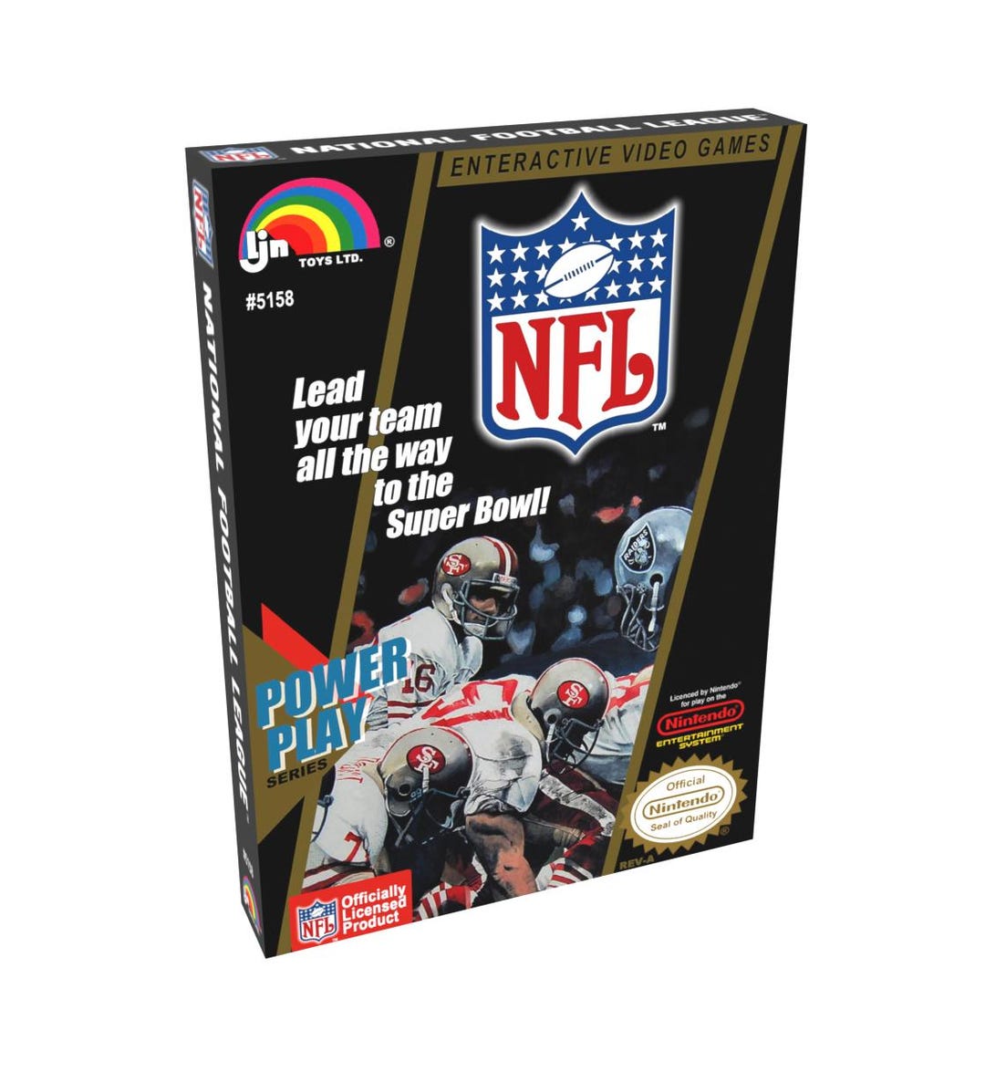 NFL | NTSC | Nintendo | NES | En | Reproduction Box - Etsy