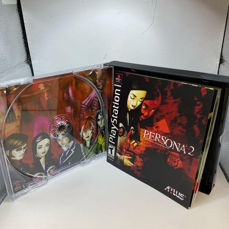 Persona 2 | NTSC | Playstation | PS1 | En | Reproduction Case and ...