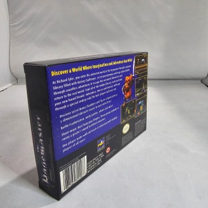 The Pagemaster | NTSC | Super Nintendo | SNES | En | Reproduction Box ...